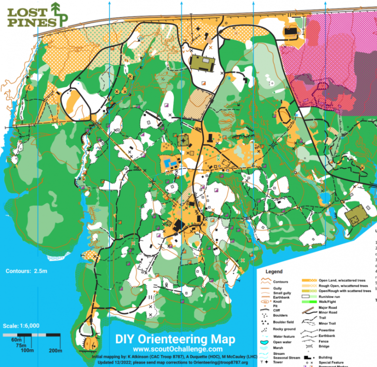 Orienteering Maps – Central Texas Spring-O