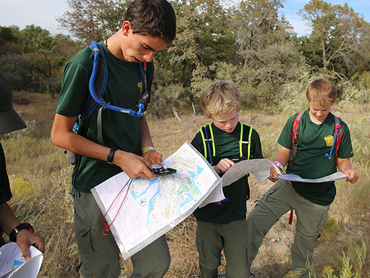 Scouts planning Routes – Central Texas Spring-O